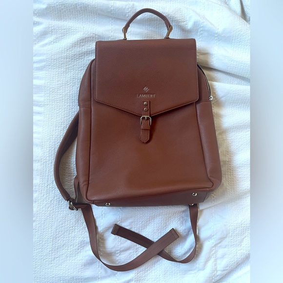 Lambert | Bags | Lambert Brown Began Leather Backpack | Poshmark